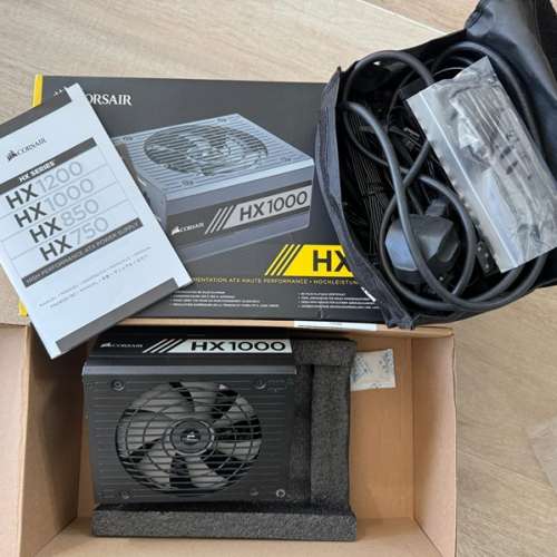 Corsair HX1000 1000W 電腦火牛 電源供應器 電腦砌機零件 - 二手或全新機箱電源散熱, 電腦 - DCFever.com