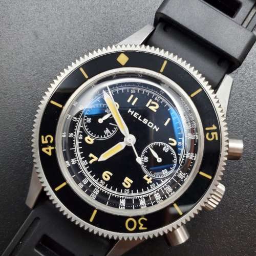 Helson Skindiver 100 Fathom Chronograph - 二手或全新機械手錶, 手錶 - DCFever.com
