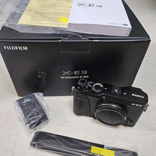 富士 fujifilm xe3 x-e3 黑色 剩機行貨無保 - 二手或全新自動對焦鏡頭, 攝影產品 - DCFever.com