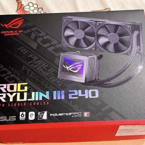 全新未開全港唯一 7折ASUS ROG RYUJIN III 240 龍神3 一體式 CPU 水冷散熱器 保到2027有單 - 二手或全新機箱 ...