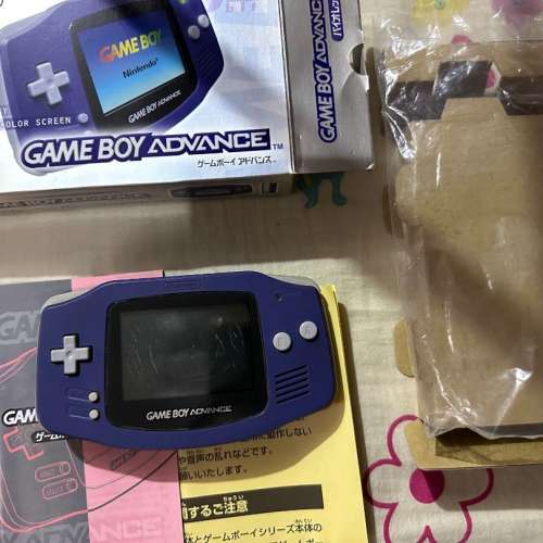 GBA Gameboy Advance Purple AGB-001 Nintendo 罕有任天堂原裝配件齊全 紫色 - 二手或全新手提遊戲機 ...