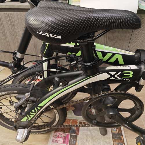 JAVA X3 14寸3速內轉波鋁合金摺合單車 - 二手或全新單車, 單車及運動 - DCFever.com