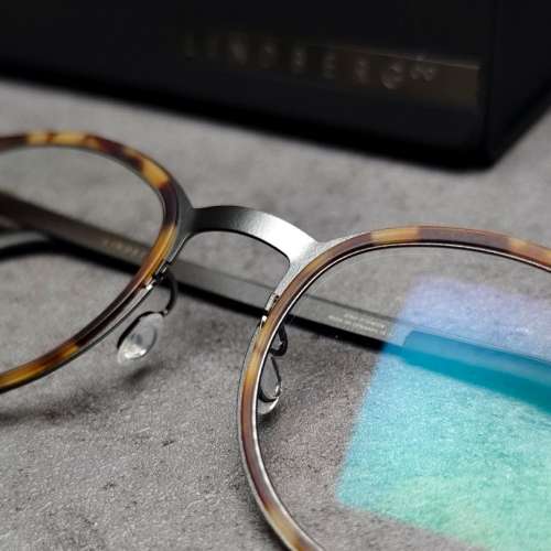 Lindberg 9704 頂級鈦金屬 超輕 舒服 復古 禮物 林德伯格 Titanium lens optical frame gift ...
