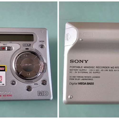 Sony MD Walkman / Portable MD Recorder & Player MZ-R700 - 二手或全新隨身音響, 影音產品 - DCFever.com