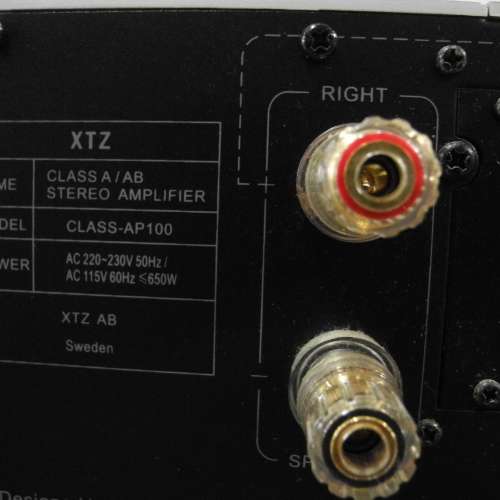 XTZ Class AP-100 純後級 -- class A / AB - 二手或全新擴音機, 影音產品 - DCFever.com