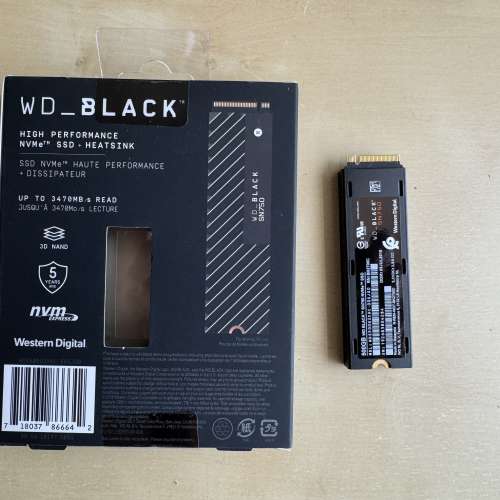 WD NVMe 500G SSD with heat sink - 二手或全新SSD/硬碟機, 電腦 - DCFever.com