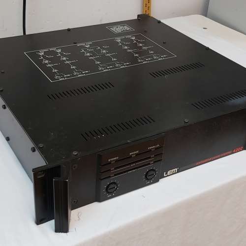 意大利製LEM Professional Power Amplifier 4202, 2x 420W - 二手或全新擴音機, 影音產品 ...