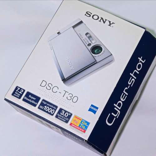 95% New SONY Cyber-shot DSC-T30 Super SteadyShot - 二手或全新數碼相機, 攝影產品 - DCFever.com