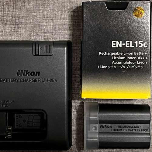[FS]原廠 Nikon EN-EL15C 電池＋Nikon charger ......for Nikon Zf/ Z8/ Z7/ Z6/ Z5 - 二手或全新電池、充電器, 攝影產品 ...
