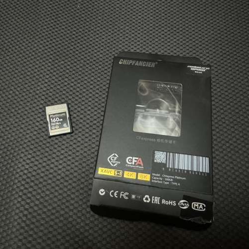 Chipfancier 160 GB CFexpress type A card 快版影視𩗗風聯乘版本 （適合Sony A74, FX3, A7R5,FX6… - 二手或全新記憶卡, 攝影產品 ...