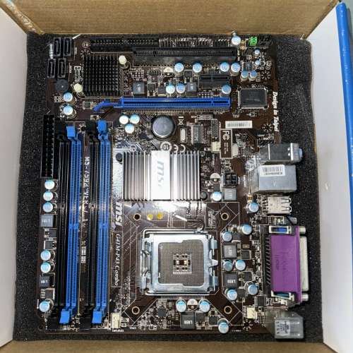 MSI G41M-P43 Combo Motherboard 送風扇/CPU/4gb ram - 二手或全新底板, 電腦 - DCFever.com