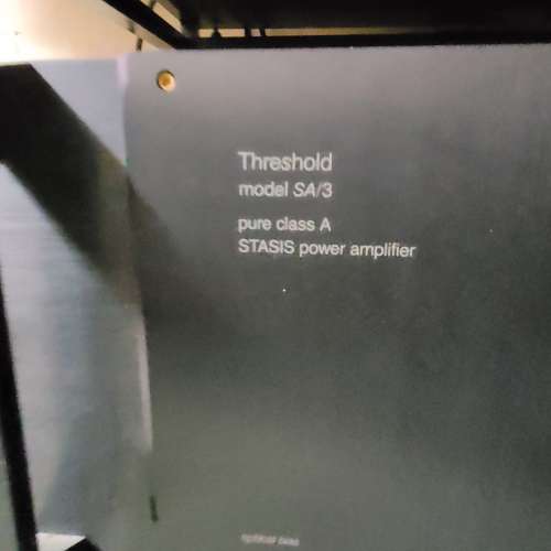 Threshold SA/3 Class A power amplifier - 二手或全新擴音機, 影音產品 - DCFever.com