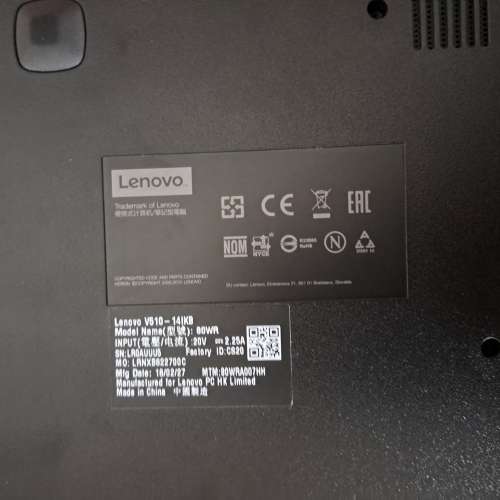 Lenovo V510 i5, 7200 cpu手提電腦 4gb ram, 128gb ssd - 二手或全新手提電腦, 電腦 ...