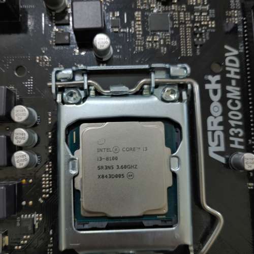 新淨Intel Core i3-8100 CPU + Asrock H310CM-HDV MATX MB - 100% WORK (已啟用Windows 11) - 二手或全新CPU, 電腦 ...