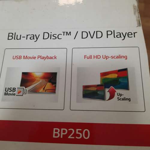 全新LG bp250 blu ray DVD Player 藍光機 - 二手或全新影碟 CD, 影音產品 - DCFever.com