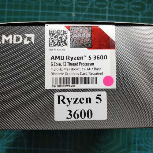 AMD Ryzen™ 5 3600 CPU - 二手或全新CPU, 電腦 - DCFever.com