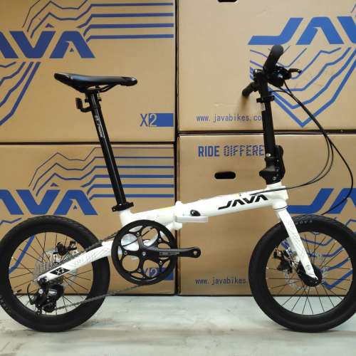 《免費送貨/送頭盔》JAVA X2-9S - 9速 碟剎 啤令轆 方便收納 16吋 摺疊單車 - 二手或全新單車, 單車及運動 - DCFever.com