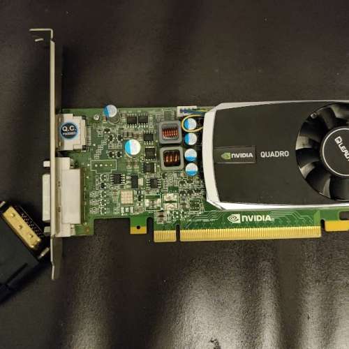 nVIDIA QUADRO Q600 1G專業繪圖卡 + dvi轉hdmi轉頭 - 二手或全新顯示卡, 電腦 - DCFever.com