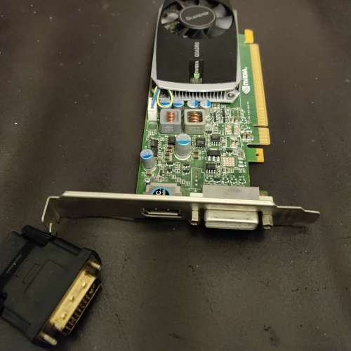 nVIDIA QUADRO Q600 1G專業繪圖卡 + dvi轉hdmi轉頭 - 二手或全新顯示卡, 電腦 - DCFever.com
