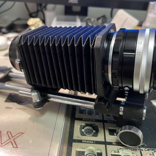 95% New Nikon 10.5cm f/4 Bellow lens with Model II Below set $1680 ...