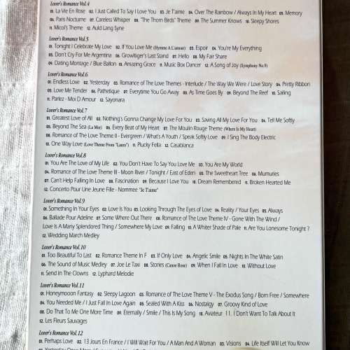 Lover's Romance Boxset Vol.1-13 CD - 二手或全新影碟 CD, 影音產品 - DCFever.com