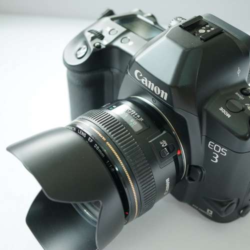 Canon EOS 3 film cam & 28mm f1.8 - 二手或全新菲林相機, 攝影產品 - DCFever.com