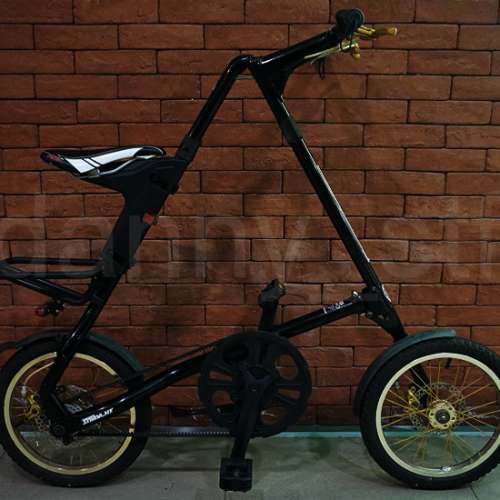 STRiDA 5.2 新版 黑X金色 16吋 鋁合金 摺合單車 Folding Bike - 二手或全新單車, 單車及運動 - DCFever.com