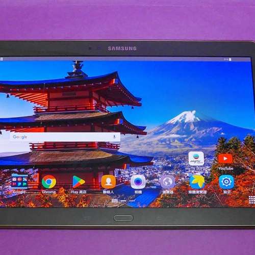 無花性能良好新淨已裝MyTV Super Samsung Tab S 10.5吋SM-T800 16GB Android6.0.1連充電線 ...