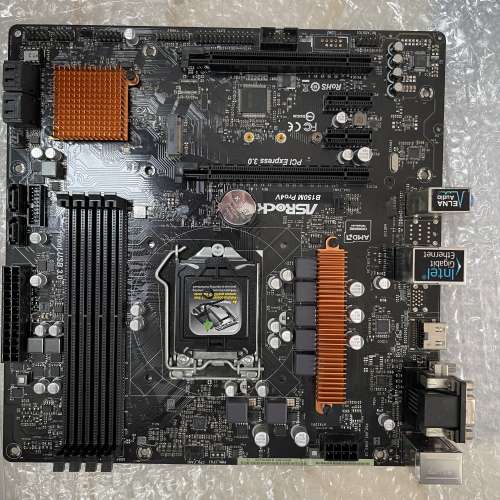 二手 ASROCK B150M PRO4V B150 DDR4 LGA1151 MATX MB - 二手或全新底板, 電腦 - DCFever.com