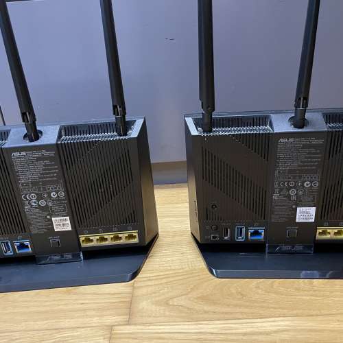 ASUS AC68U 2隻 - 二手或全新網絡/WIFI, 電腦 - DCFever.com