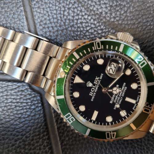 玩具 紀念版 綠圈黑水鬼MARK 1平頭四 16610LV 40mm 不鏽鋼90％ new - 二手或全新機械手錶, 手錶 - DCFever.com