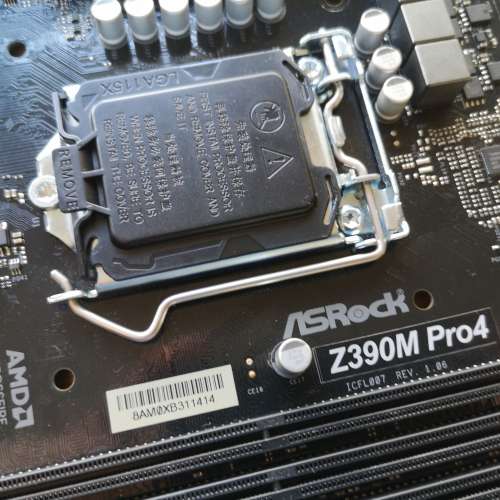 (新淨) Asrock Z390M PRO4底板連背板 (運作正常) - 二手或全新底板, 電腦 - DCFever.com
