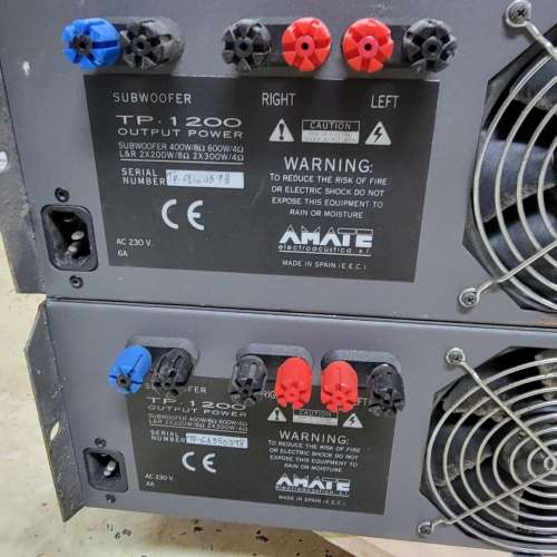 Master Audio TP1200 power Amplifier 3ch - 二手或全新擴音機, 影音產品 - DCFever.com
