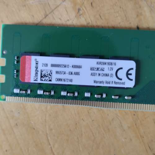 Kingston DDR4 16G Ram - 二手或全新RAM 記憶體, 電腦 - DCFever.com