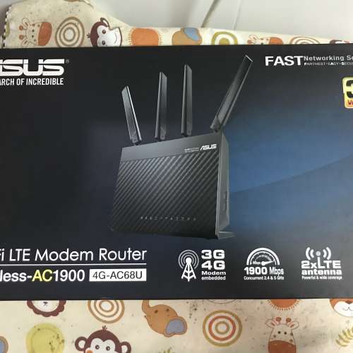 ASUS 4G lte modem sim card router 4g ac68u 4g router - 二手或全新網絡/WIFI, 電腦 ...