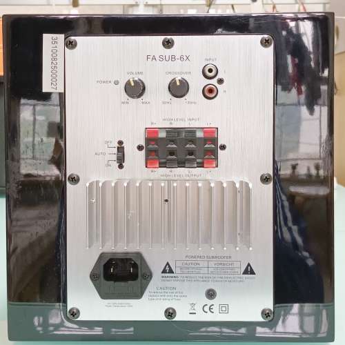 英國Famous Audio FA SUB-6X-600W 7吋3喇叭輸出有源低音炮SUBWOOFER - 二手或全新擴音機, 影音產品 ...