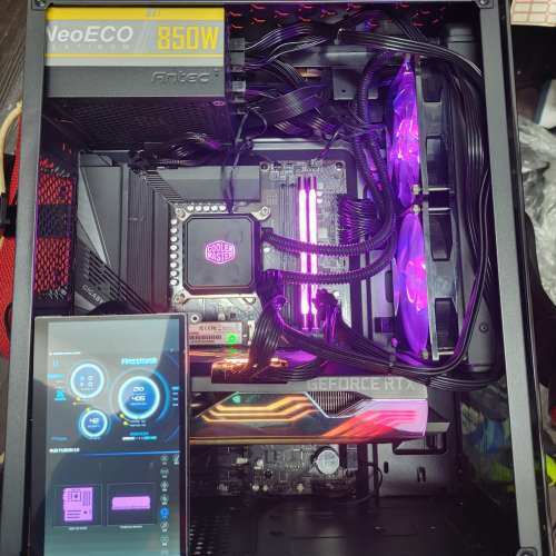 連4K MON 全套 i9-13900 64GB ARGB 1TB m.2 RTX 3070 ANTEC 850W白金全模火牛 監控副MON ...