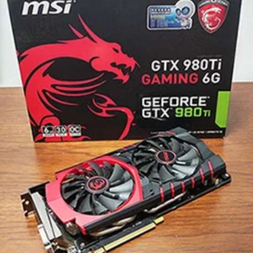 MSI GTX 980Ti GAMING 6G - 二手或全新顯示卡, 電腦 - DCFever.com