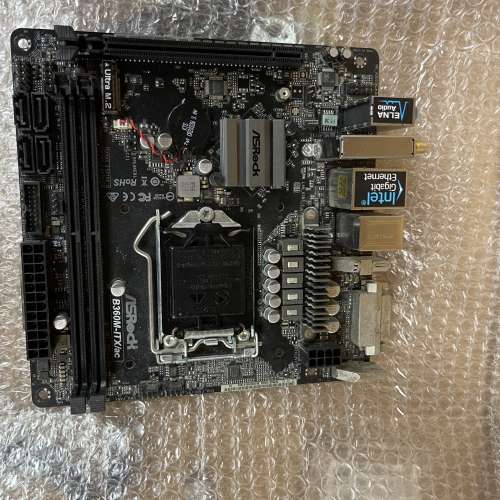 二手 ASROCK B360M-ITX/AC B360 DDR4 LGA1151 ITX MB - 二手或全新底板, 電腦 - DCFever.com