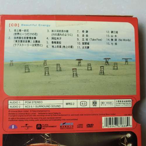 女子十二樂坊 -Beautiful Energy (DVD + CD) 正版 靚聲 - 二手或全新影碟 CD, 影音產品 - DCFever.com