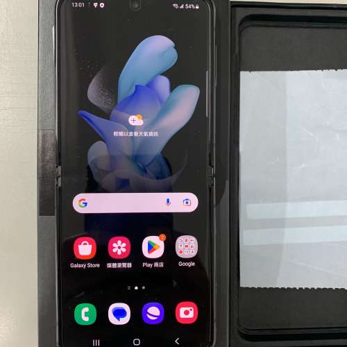 99 New Galaxy Z Flip 4 5g F7210 128gb 8gb Ram Graphite 二手或全新android
