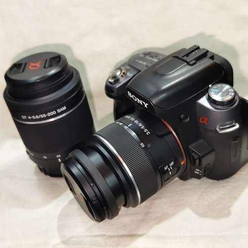 Sony a550 + 18-55 + 55-200 - 二手或全新單鏡反光機, 攝影產品 - DCFever.com