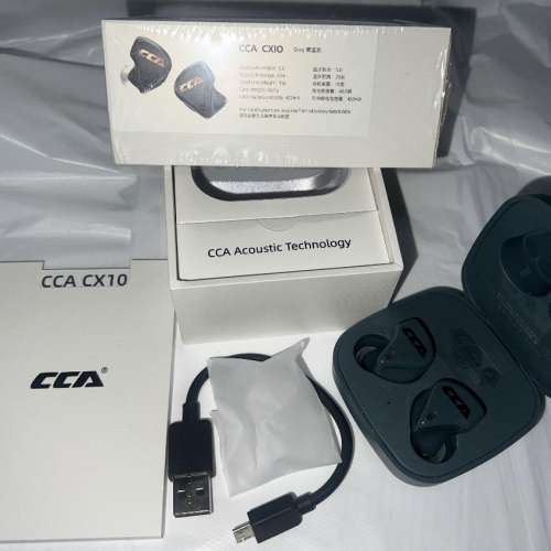 CCA CX10單元1圈鐵4動鐵無線藍牙耳機 - 二手或全新Earphones, 影音產品 - DCFever.com