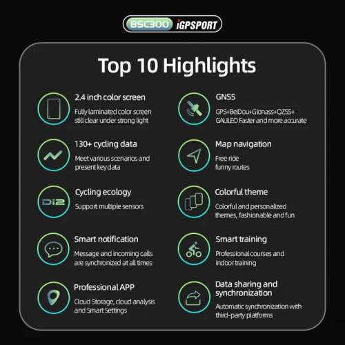 IGPSPORT BSC300 GPS Cycling Computer , Free Igpsport M80 Out-front Bike Mount - 二手或全新單車零件, 單車及運動 ...