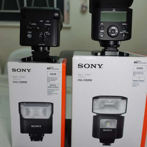 Sony HVL-F45RM + HVL-F28RM (95% new) - 二手或全新閃光燈, 攝影產品 - DCFever.com
