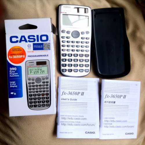 Casio 計數機 FX-3650P II 工程型計算機 全新 - 二手或全新家庭電器, 電器傢俱 - DCFever.com
