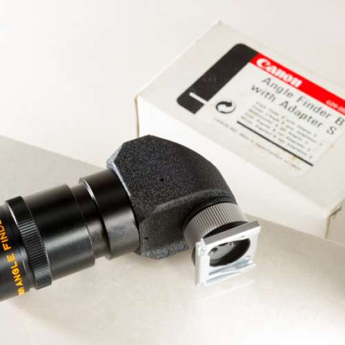 Canon Angle Finder B, with Adapter S. 直角觀景器 - 二手或全新其他配件, 攝影產品 - DCFever.com