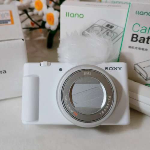 索尼( Sony ) Zv 1 Ii數碼相機新一代vlog相機4k視頻超廣角大光圈美膚拍攝白色 二手或全新數碼相機 攝影產品