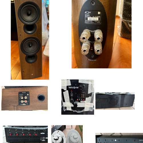 KEF 音響組合 七件全部一 萬元 - 二手或全新揚聲器, 影音產品 - DCFever.com