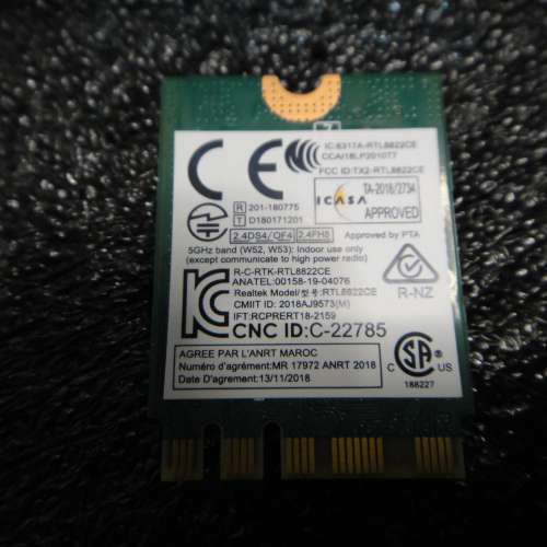 Realtek 8822CE Wireless AC WiFi、藍芽卡 - 二手或全新網絡/WIFI, 電腦 - DCFever.com